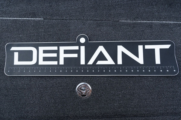 DEFIANT Carpet Decal – Defiant Fishing